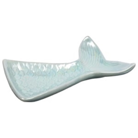 Kitchen | Pearlized Ceramic Mermaid Tail Spoon Rest | Poshmark